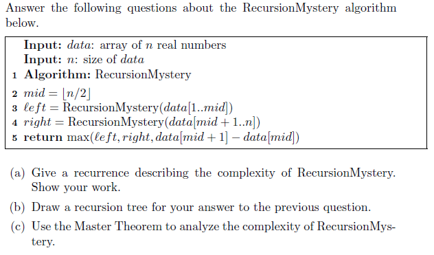 Solved Answer the following questions about the | Chegg.com