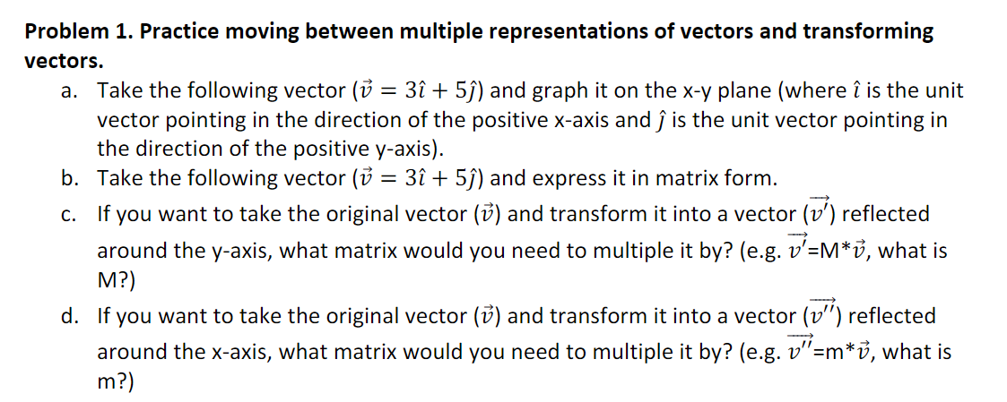 Solved Problem 1. Practice moving between multiple | Chegg.com