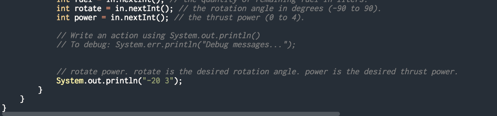 Solved Mars Lander-Episode 2 on codingame.com Please | Chegg.com