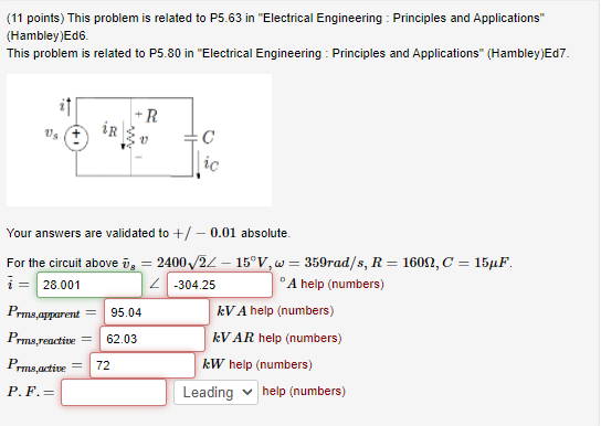 Solved (11 points) This problem is related to P5.63 in | Chegg.com