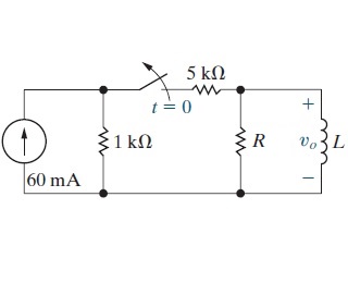 Solved In the circuit in (Figure 1) the switch has been | Chegg.com
