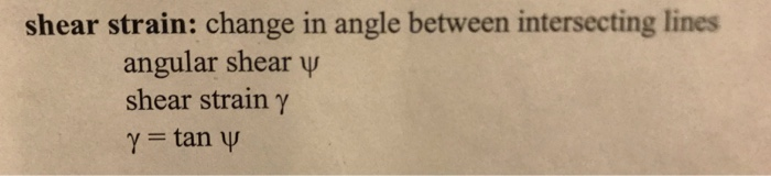 Solved 2) (2pts) a) Calculate the angular shear (P) and | Chegg.com
