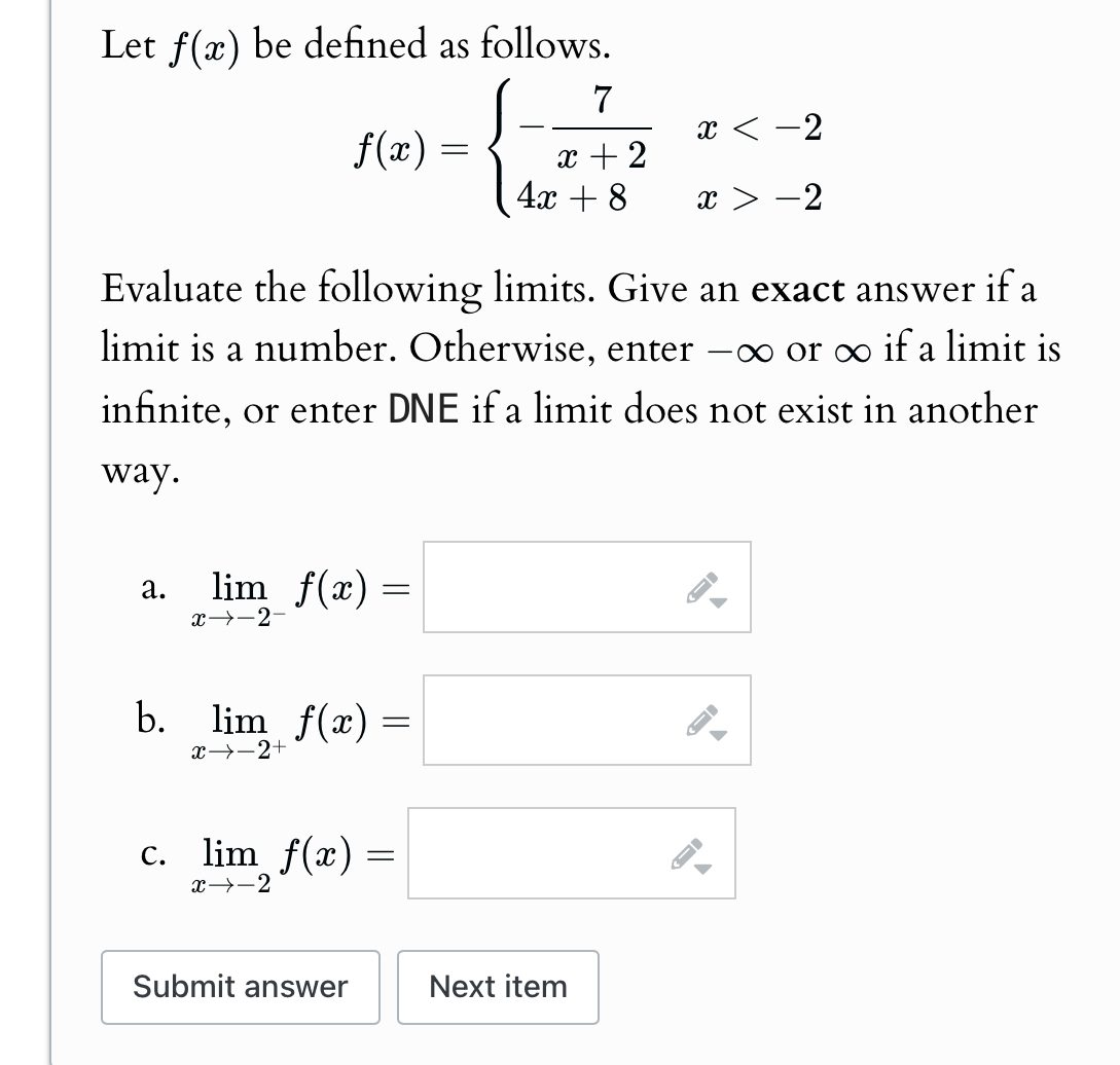 Solved Let f(x) be ﻿defined as | Chegg.com