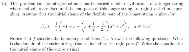 Problem 4. Consider the vibrating string equation ar | Chegg.com