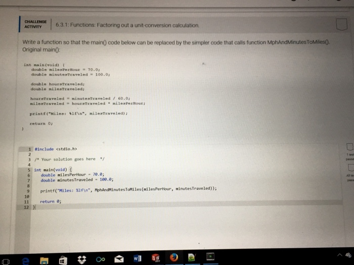 Solved Challenge Activity 6 3 1 Functions Factoring Out A