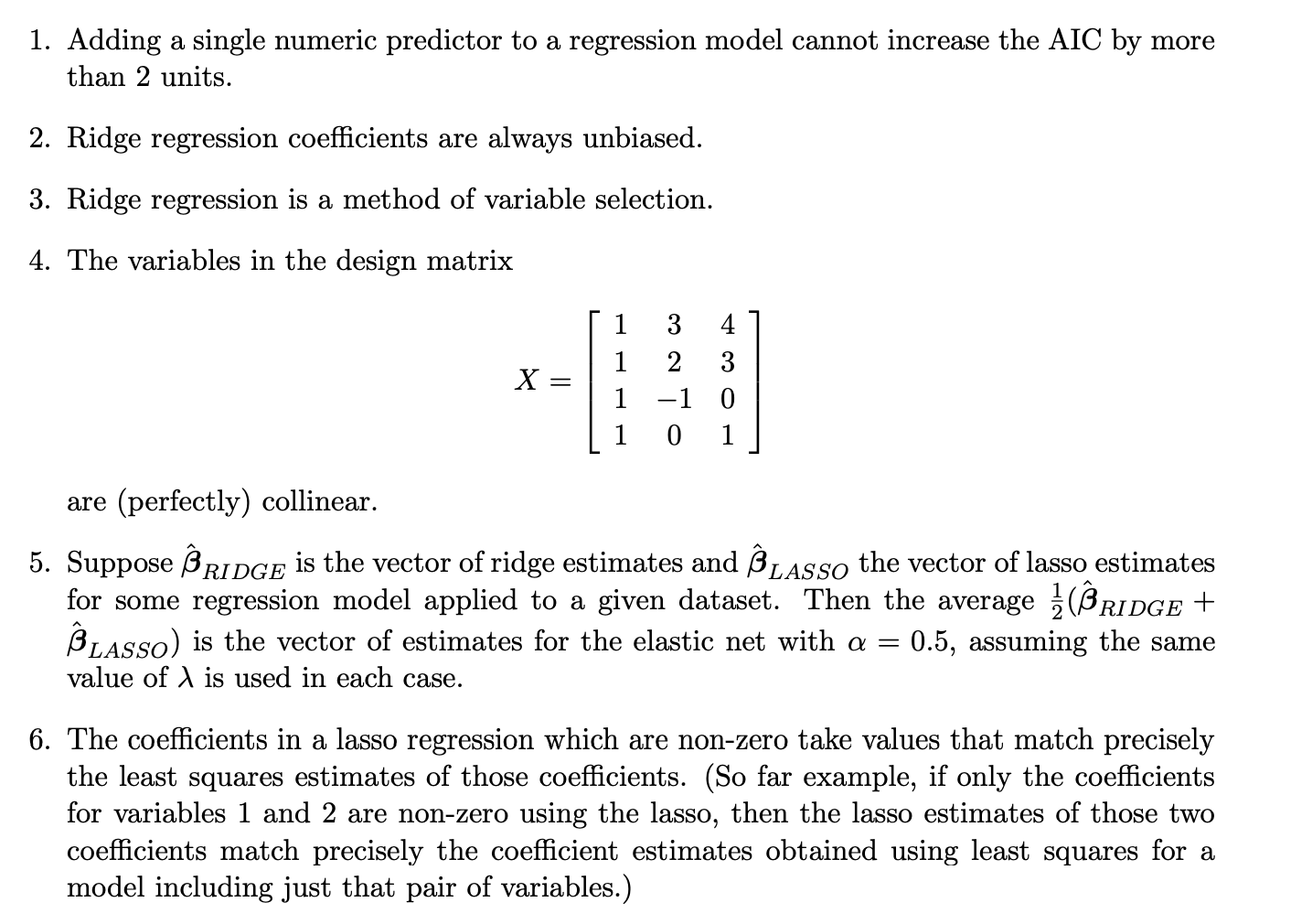 Solved 1. Adding a single numeric predictor to a regression | Chegg.com