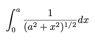 Solved a $* +22 -dx (a2 + x2)1/2 | Chegg.com