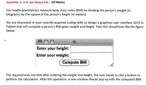 Solved Question 2: It is not About Fat... [20 Marks] Our | Chegg.com