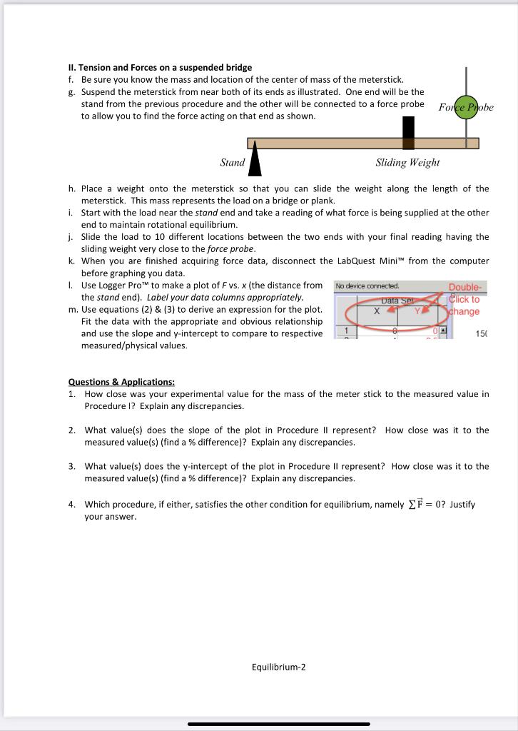 STATICS AND EQUILIBRIUM Objectives: To investigate | Chegg.com