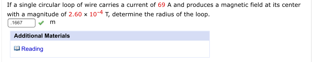 Solved If a single circular loop of wire carries a current | Chegg.com