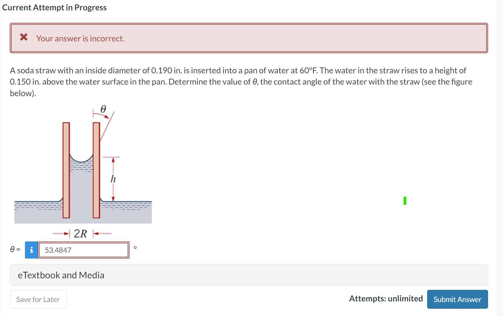 Solved Current Attempt in Progress Your answer is incorrect. | Chegg.com