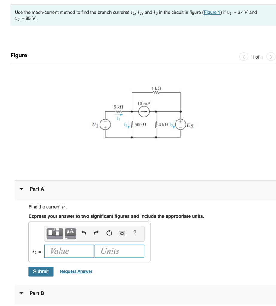 Solved Use the mesh-current method to find the branch | Chegg.com