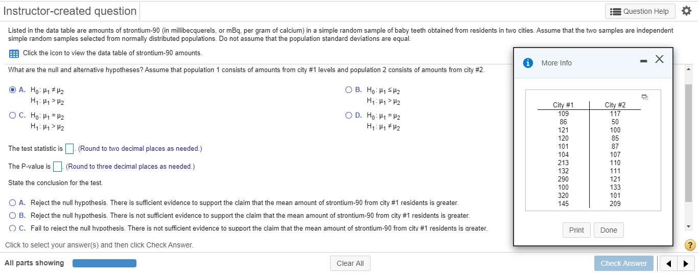 Solved Instructor-created question A Question Help o Listed | Chegg.com