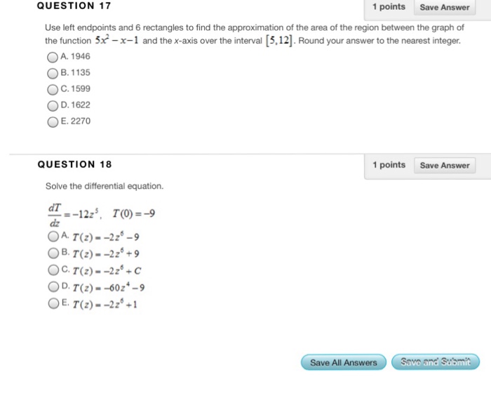 Solved Use left endpoints and 6 rectangles to find the | Chegg.com