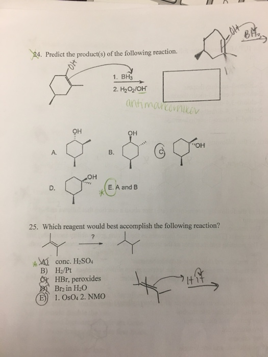 Solved Predict the product(s) of the following reaction. | Chegg.com