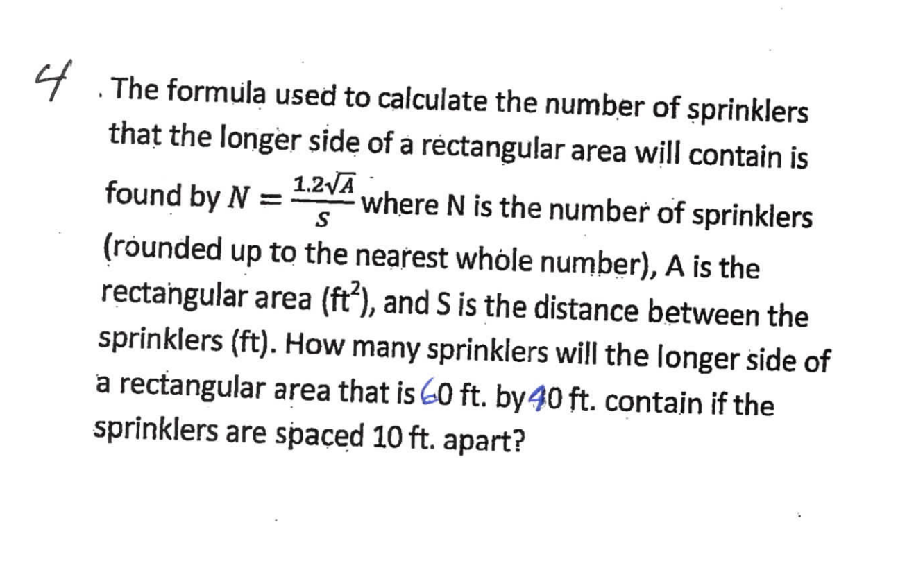 Solved 3 A formula used to calculate the amount of water | Chegg.com