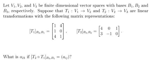 Solved Let V1, V2, and V3 be finite dimensional vector | Chegg.com