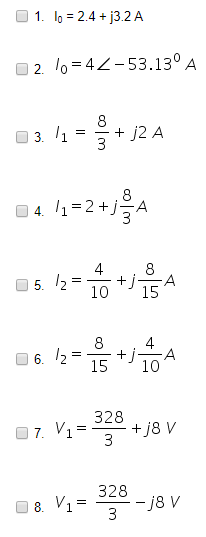 Solved Find I0, I1, I2, I3, I4, I5, V1, and V2 in the | Chegg.com