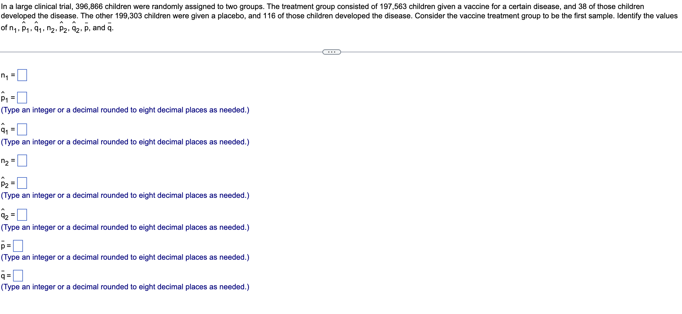 Solved of n1,p^1,q^1,n2,p^2,q^2,pˉ, and qˉ. n1= p^1= (Type | Chegg.com