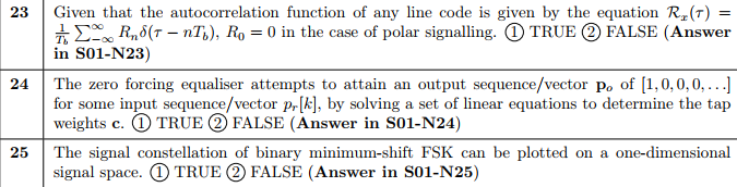 Solved 23 Given that the autocorrelation function of any | Chegg.com