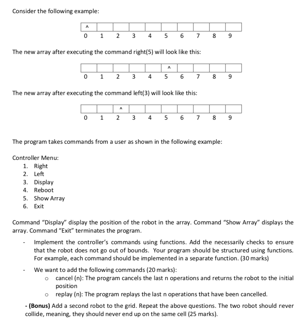Solved Q3. (50 marks) We want to create a program that | Chegg.com
