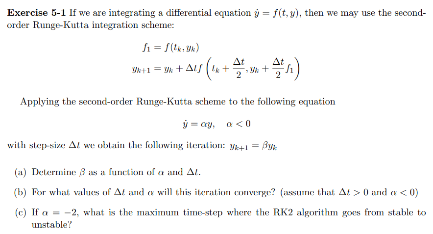 Solved If we are integrating a differential equation ˙y = | Chegg.com