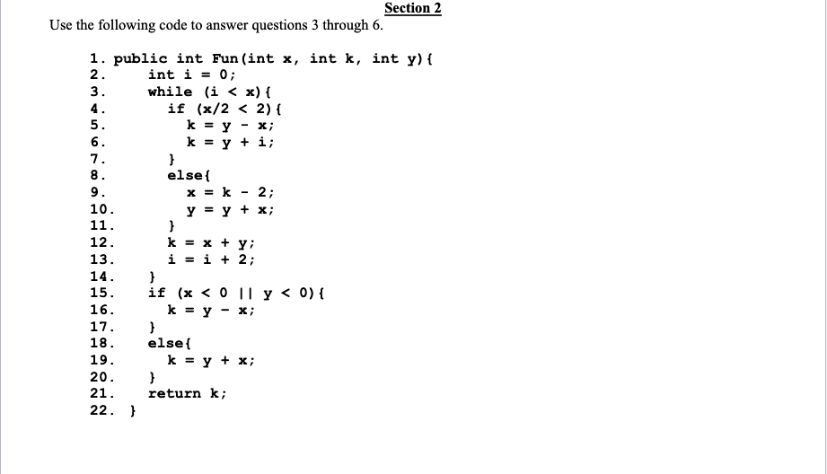 Solved Jse the following code to answer questions 3 through | Chegg.com