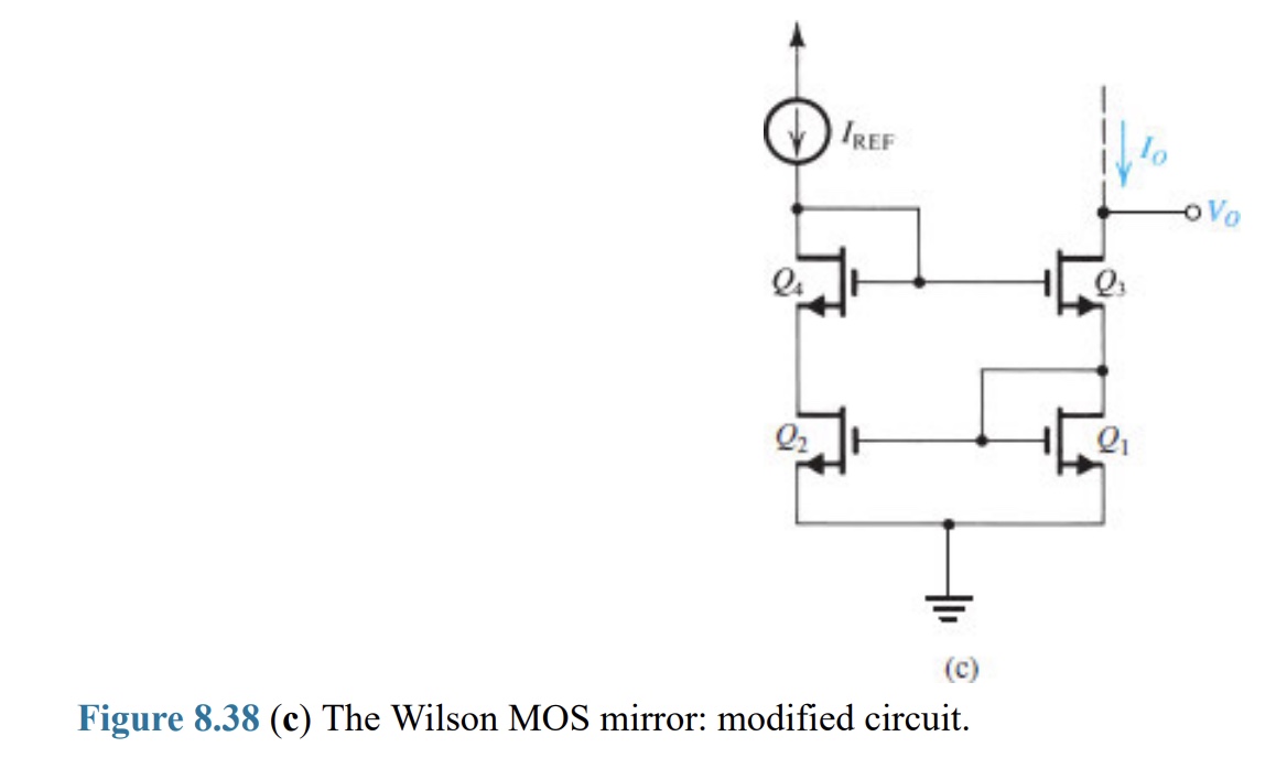 Solved *8.90 ﻿Consider the Wilson MOS mirror of Fig. 8.88(a) | Chegg.com
