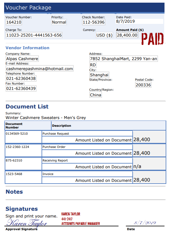 Voucher Package Voucher Number: Priority: 164210 | Chegg.com