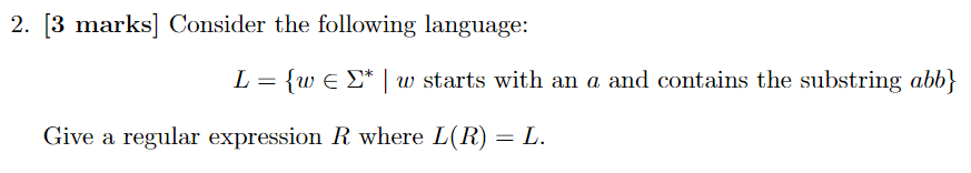 Solved DFA for the language L = (w starts with an a and | Chegg.com