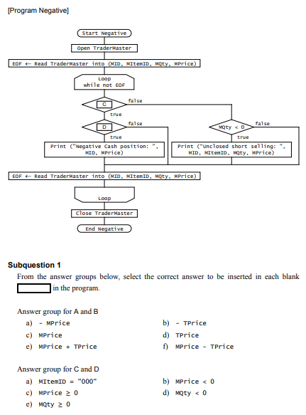 Solved Answer the subquestions, please. and please explain | Chegg.com