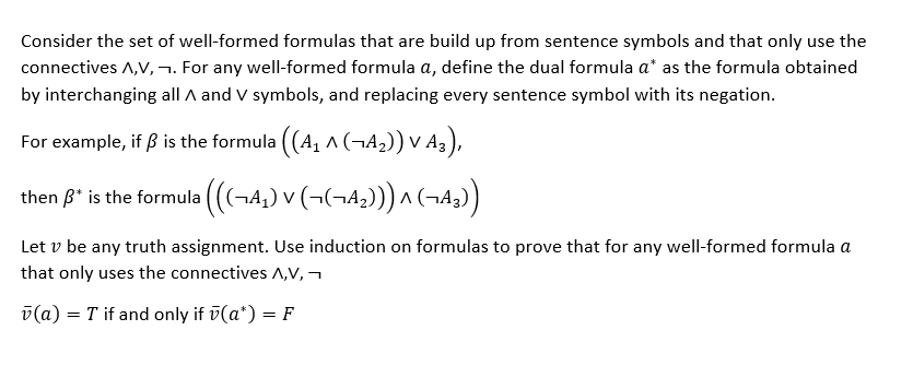 Solved Consider the set of well-formed formulas that are | Chegg.com