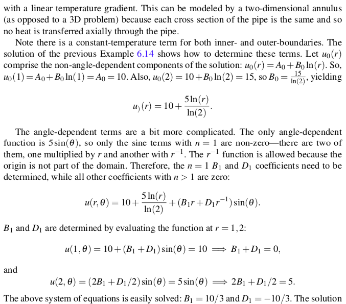 Solved 6.36. Solve Laplace’s equation on an annulus. Similar | Chegg.com