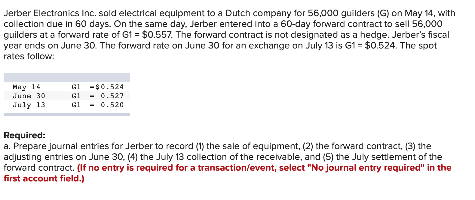 Solved Jerber Electronics Inc. sold electrical equipment to | Chegg.com