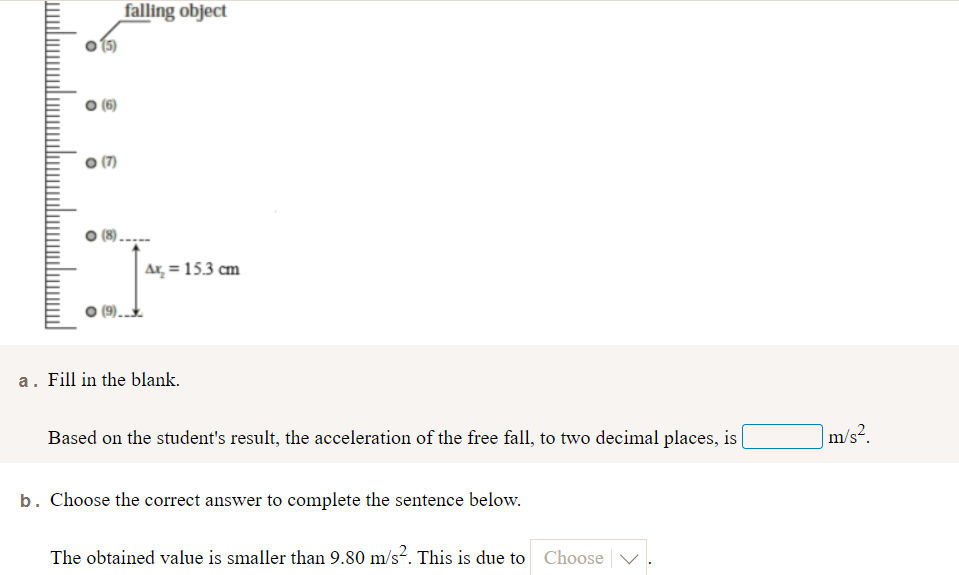 [Solved]: a. Fill in the blank. Based on the student's