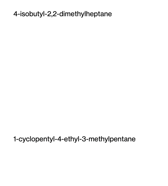 Solved The following names are not compliant with IUPAC | Chegg.com