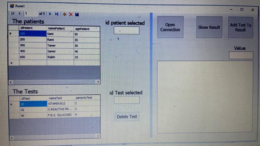 Question 2 – Laboratory Form: When the application | Chegg.com