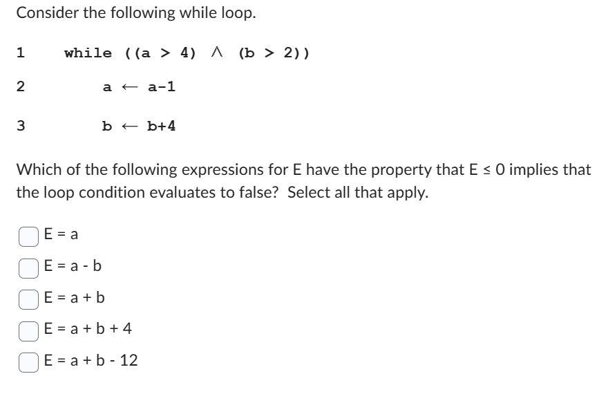 Solved Which of the following expressions for E have the | Chegg.com