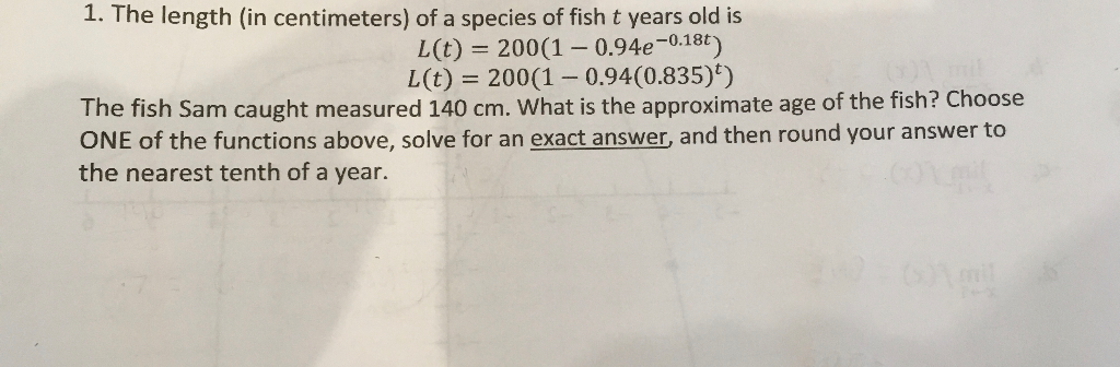 Solved 1. The length (in centimeters) of a species of fish t | Chegg.com