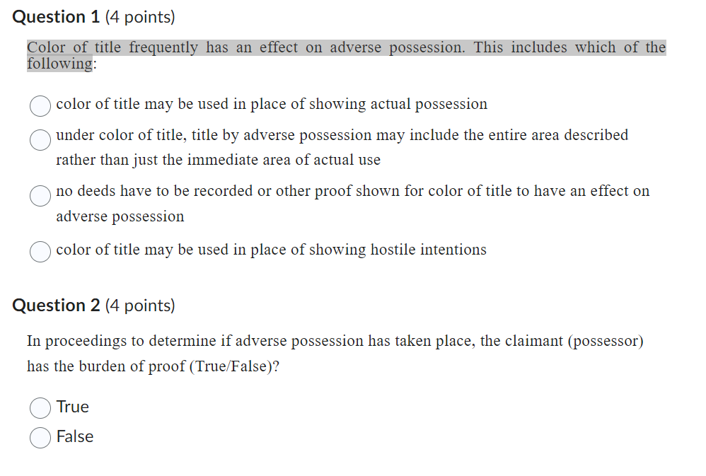 Solved Color of title frequently has an effect on adverse | Chegg.com