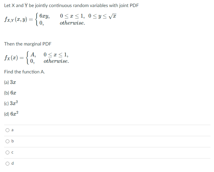 Solved Let X and Y be jointly continuous random variables | Chegg.com