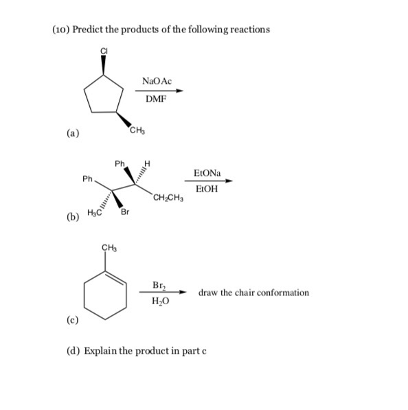 Solved predict the product and draw the mechanisms for the | Chegg.com