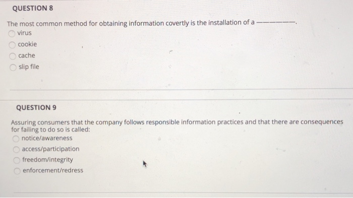 Solved QUESTION 8 The most common method for obtaining | Chegg.com