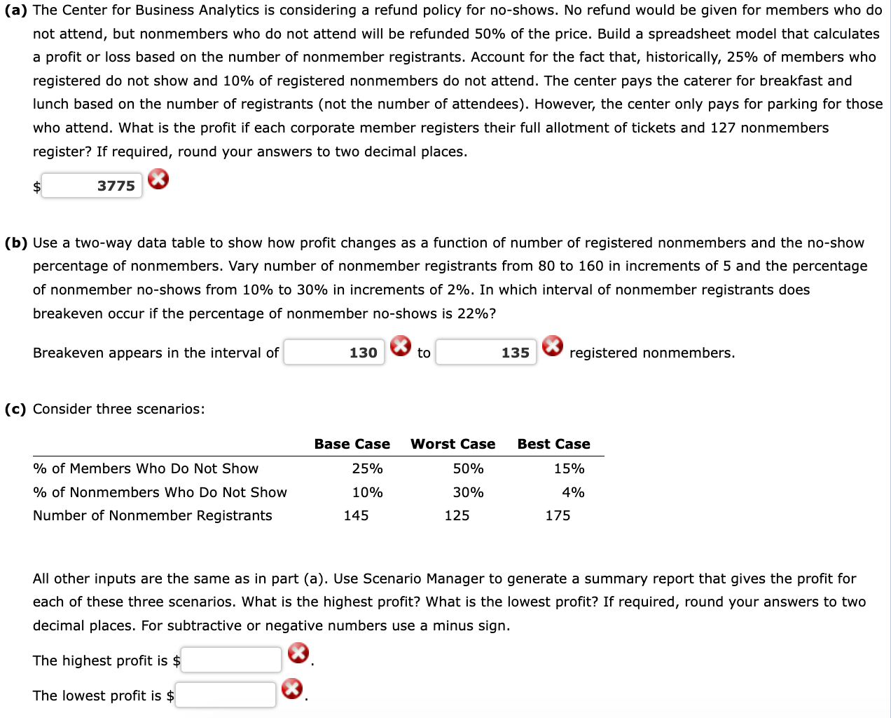 Solved CH 10 Business analytics The University of | Chegg.com