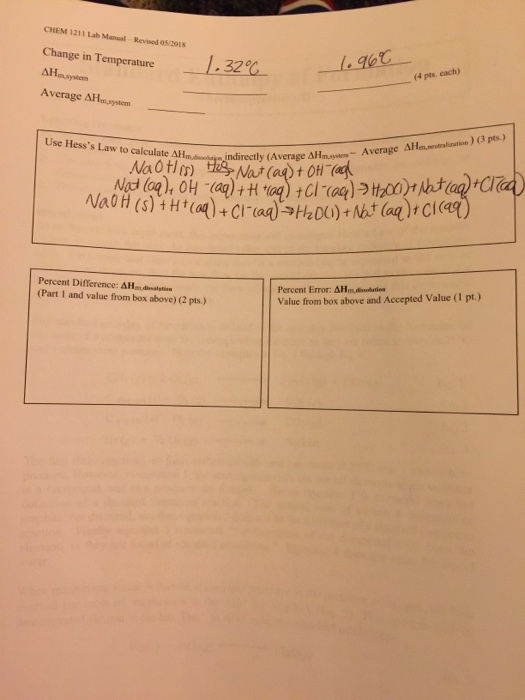 Solved Section Partner Instructor (Unless | Chegg.com