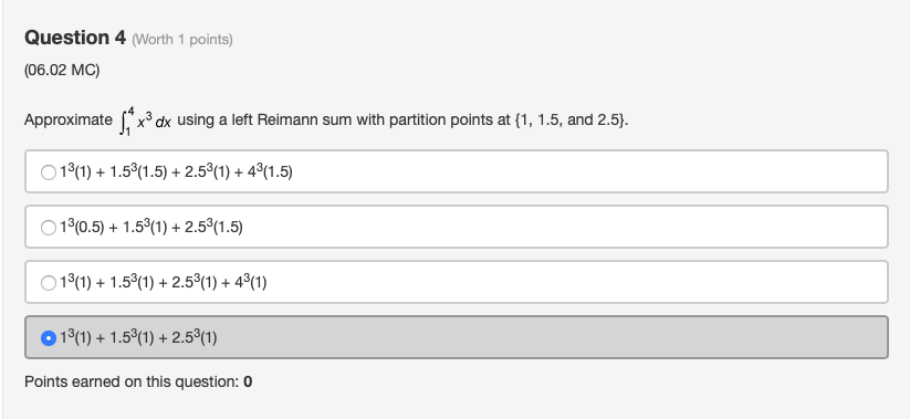 Solved Question 8 Multiple Choice Worth 10 points) (05.02 | Chegg.com