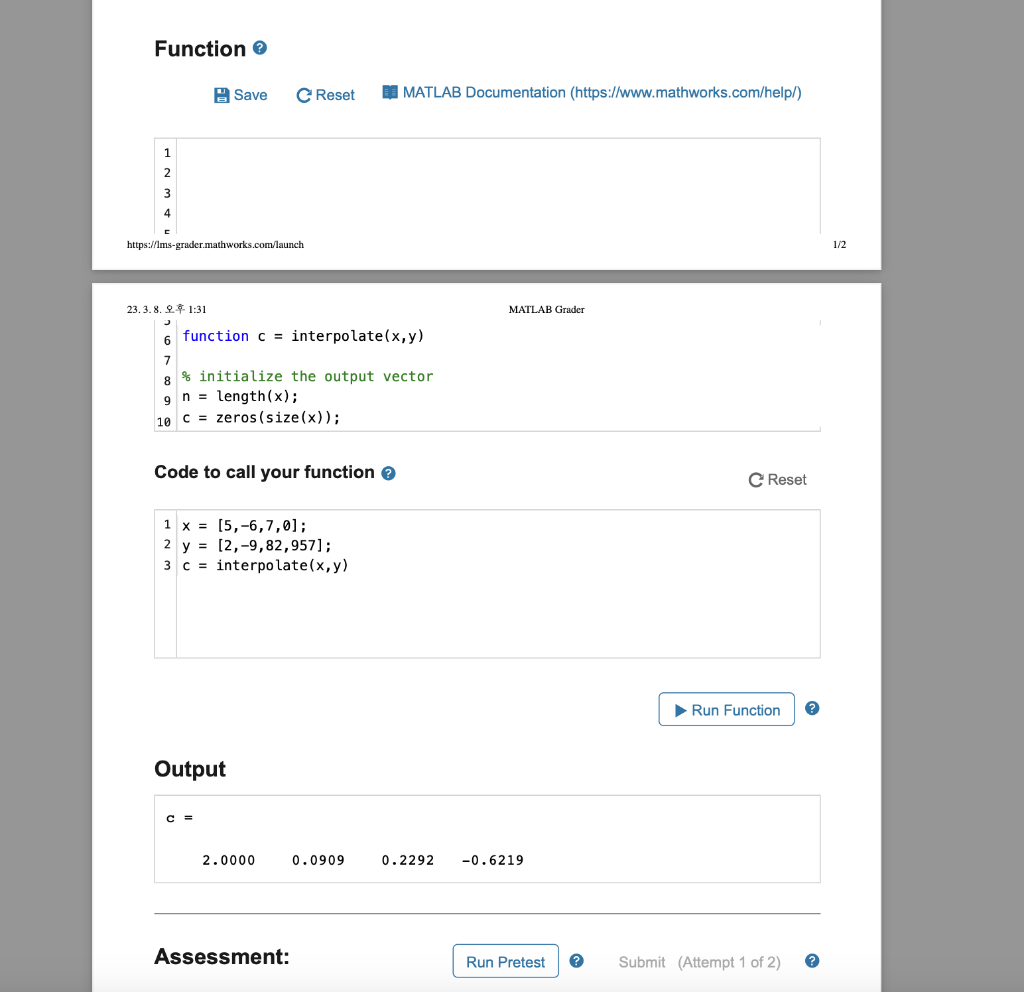 Solved Evaluating Newton's form of the interpolating | Chegg.com