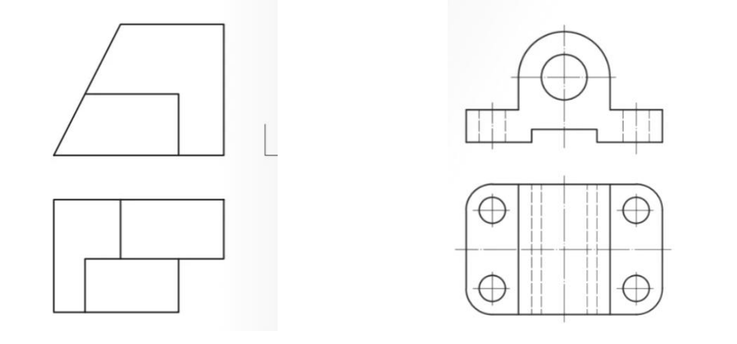 Solved Draw the third views | Chegg.com