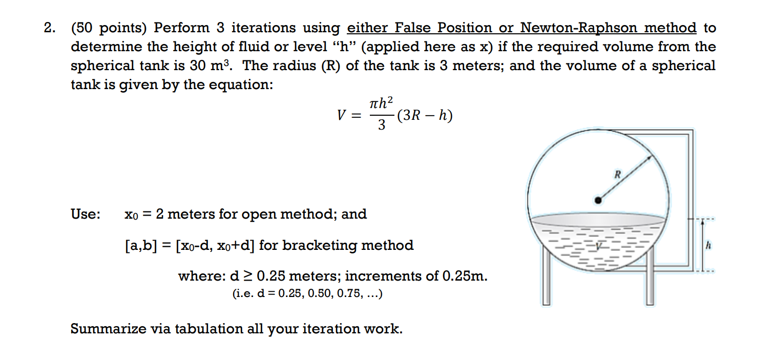 Solved 2. (50 points) Perform 3 iterations using either | Chegg.com