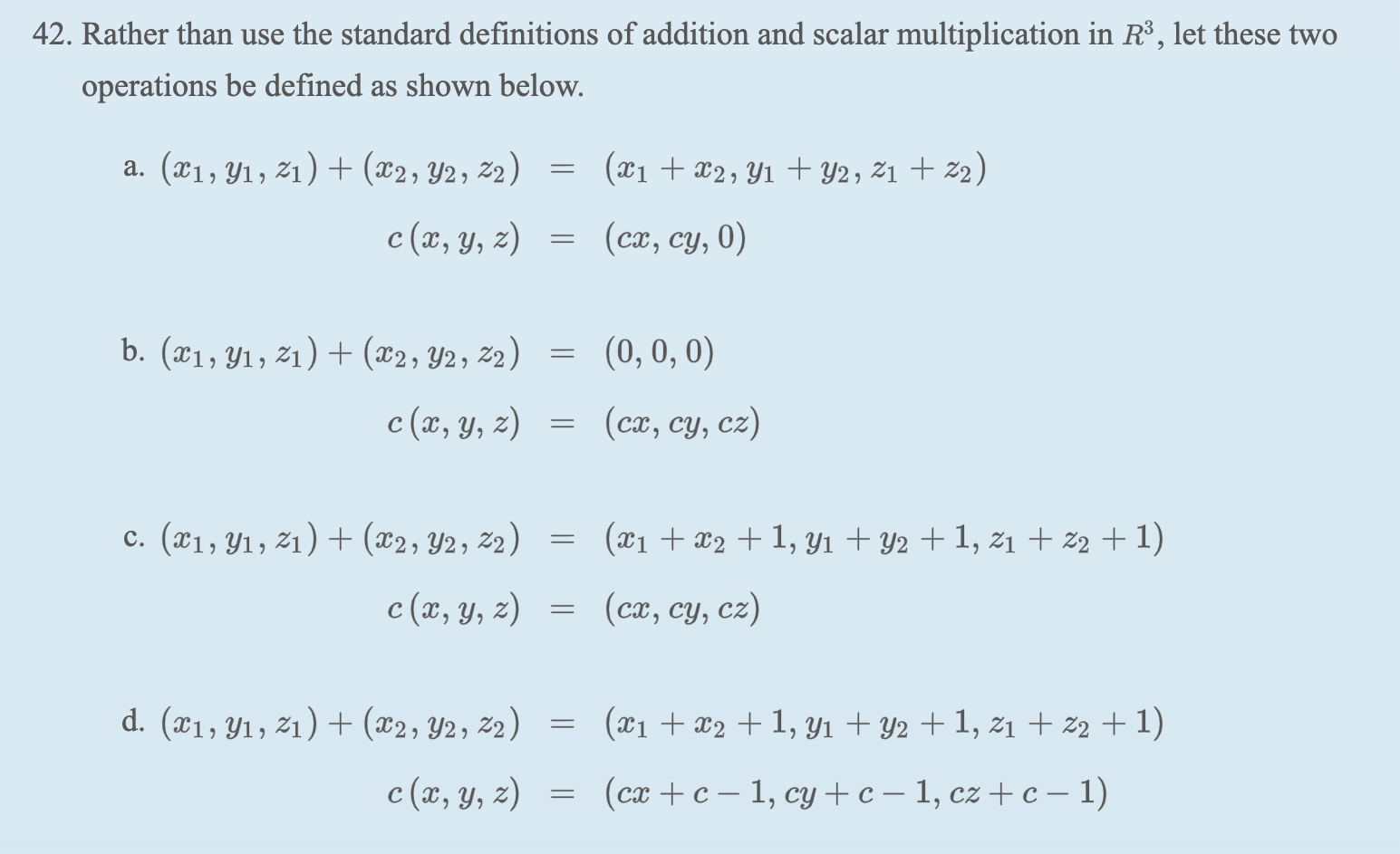 Solved 2 Rather Than Use The Standard Definitions Of 